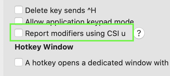 Map Ctrlshift Enter In Vim Iterm2 Amins Blog